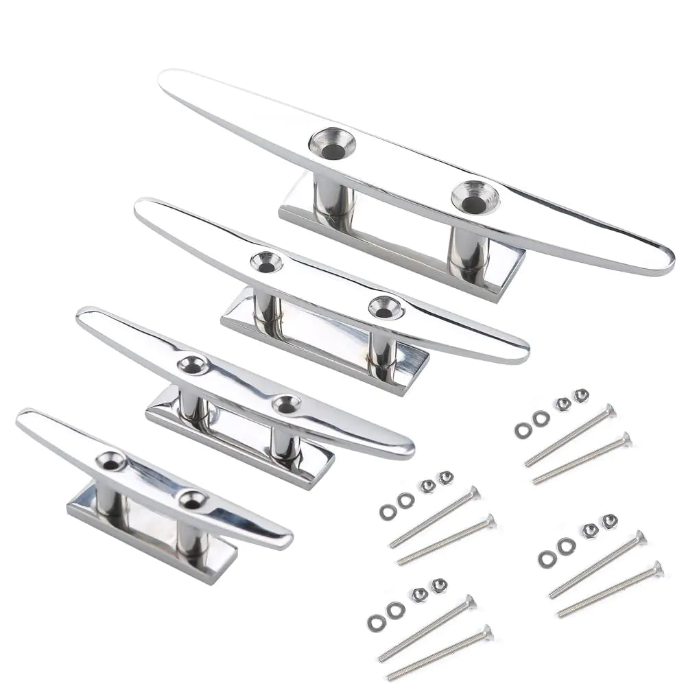 MIZUGIWA 6 inch Boat Cleats 316 Stainless Steel Dock Cleat for BoatOpe ...